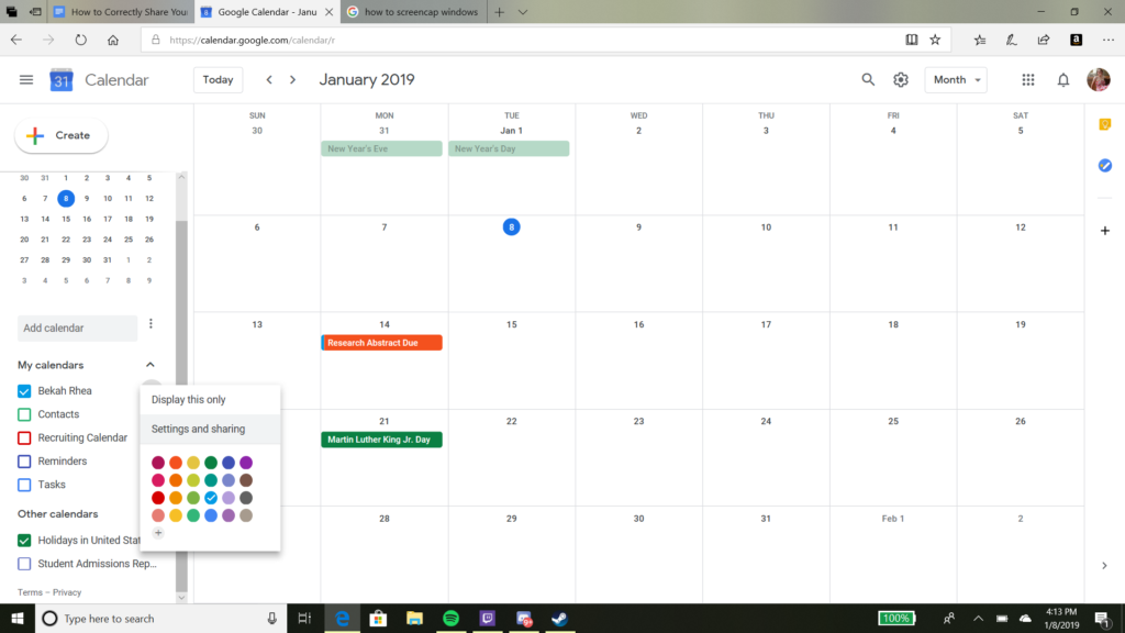How to Correctly Share Your Google Calendar - UpCurve Cloud
